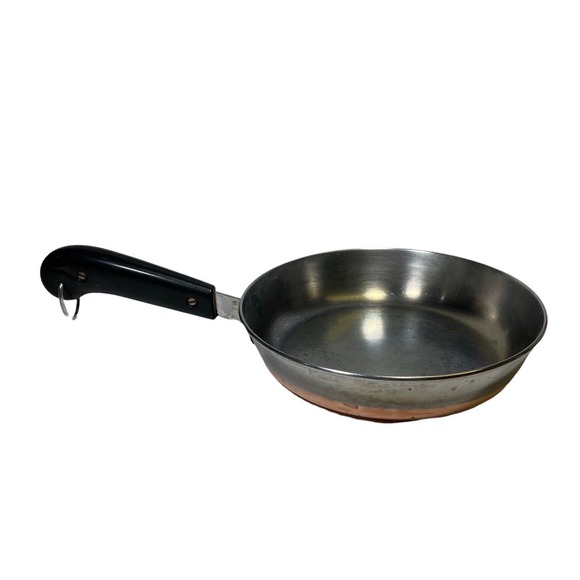Revere | Kitchen | Vintage Revere Ware 81 Skillet Fry Pan Copper Clad 8 ...